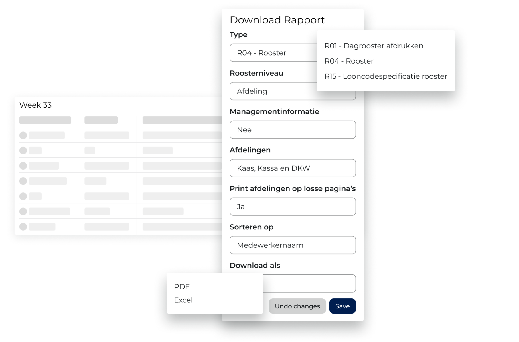 Personeelsplanning - R&R workforce management