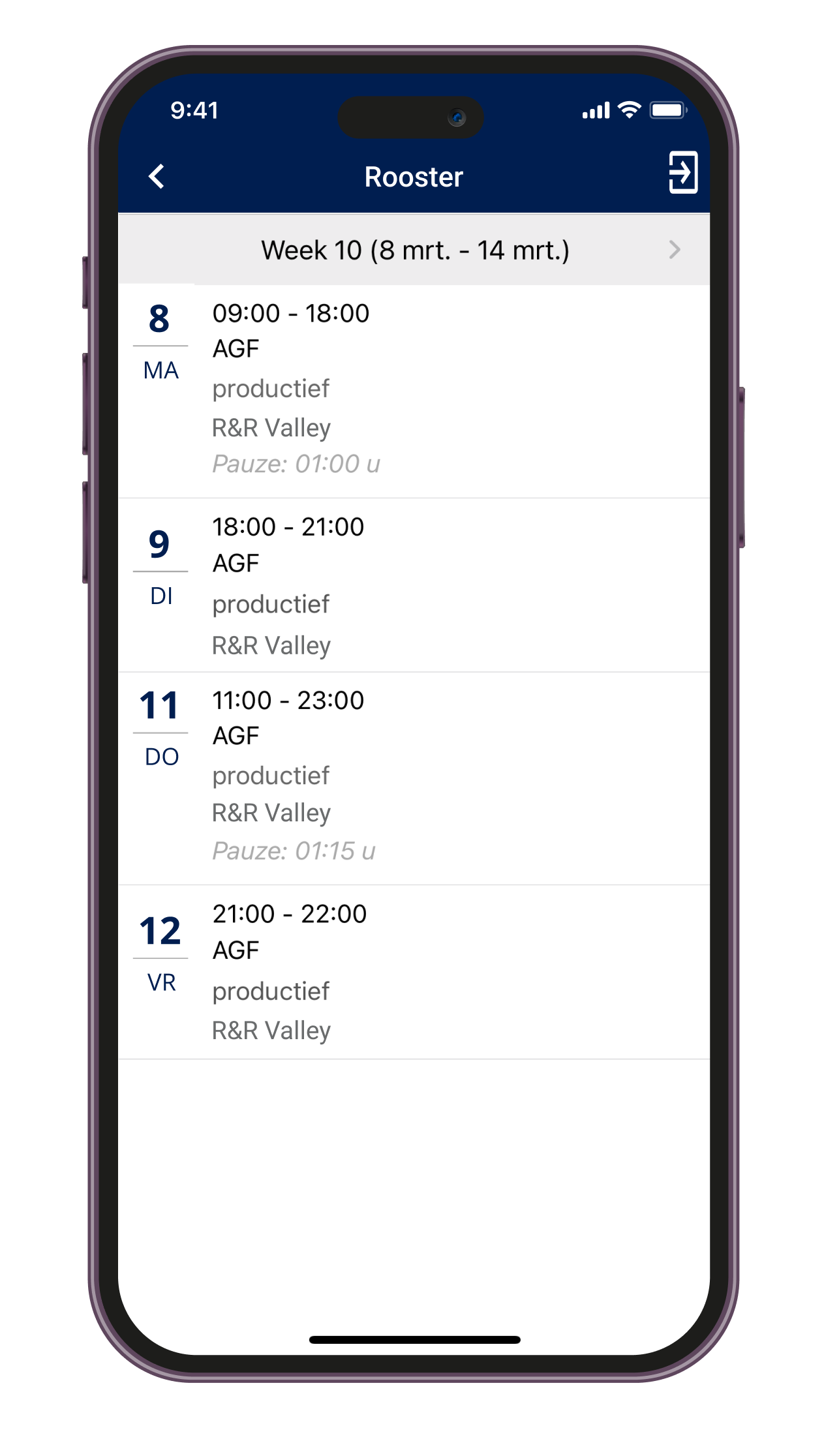 R&R Job App for employees - R&R workforce management