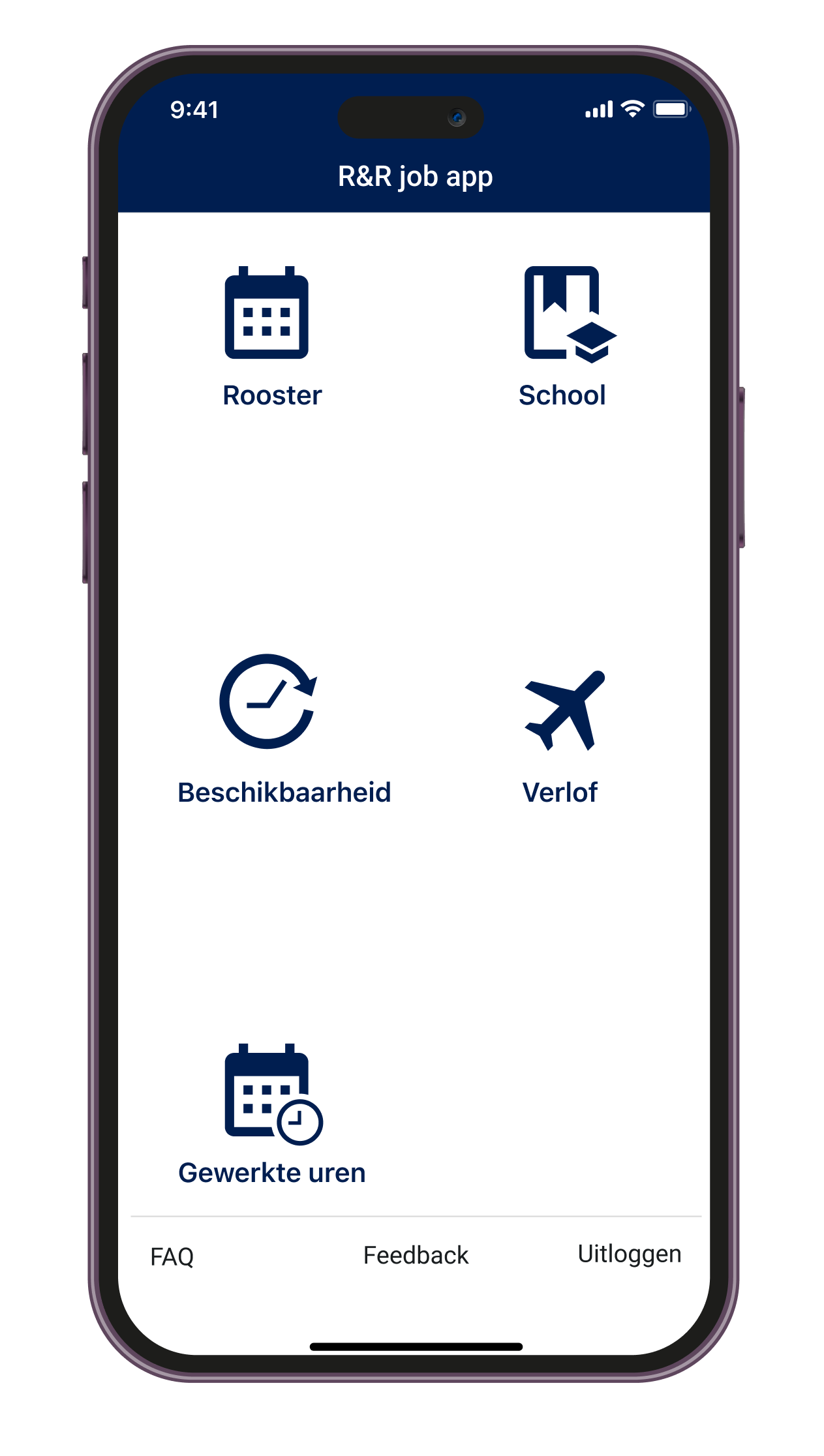 R&R Job App voor medewerkers - R&R workforce management